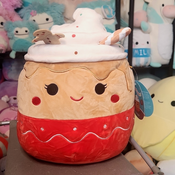 Squishmallows | Toys | Squishmallows Ginger Gingerbread Latte Rare Tag ...